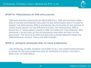 Directors Identification Number | PPT | Law