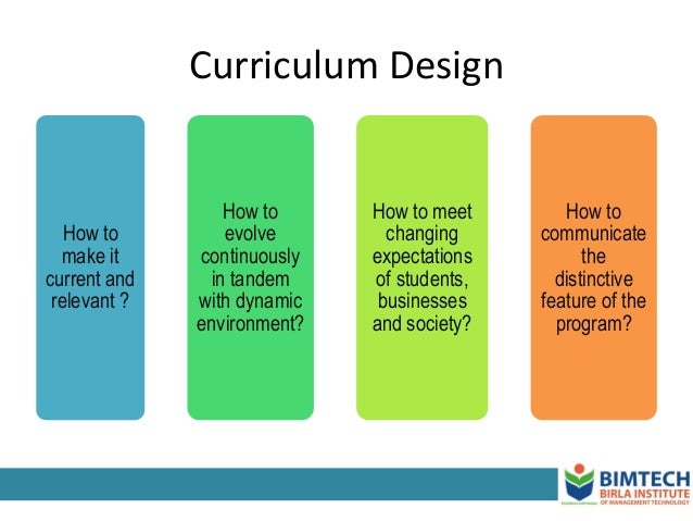 Innovative & Evolving Curriculum Design