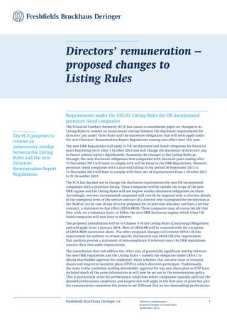 Director's remuneration | PDF