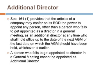 Directors duties, appointment and its type | PPTX