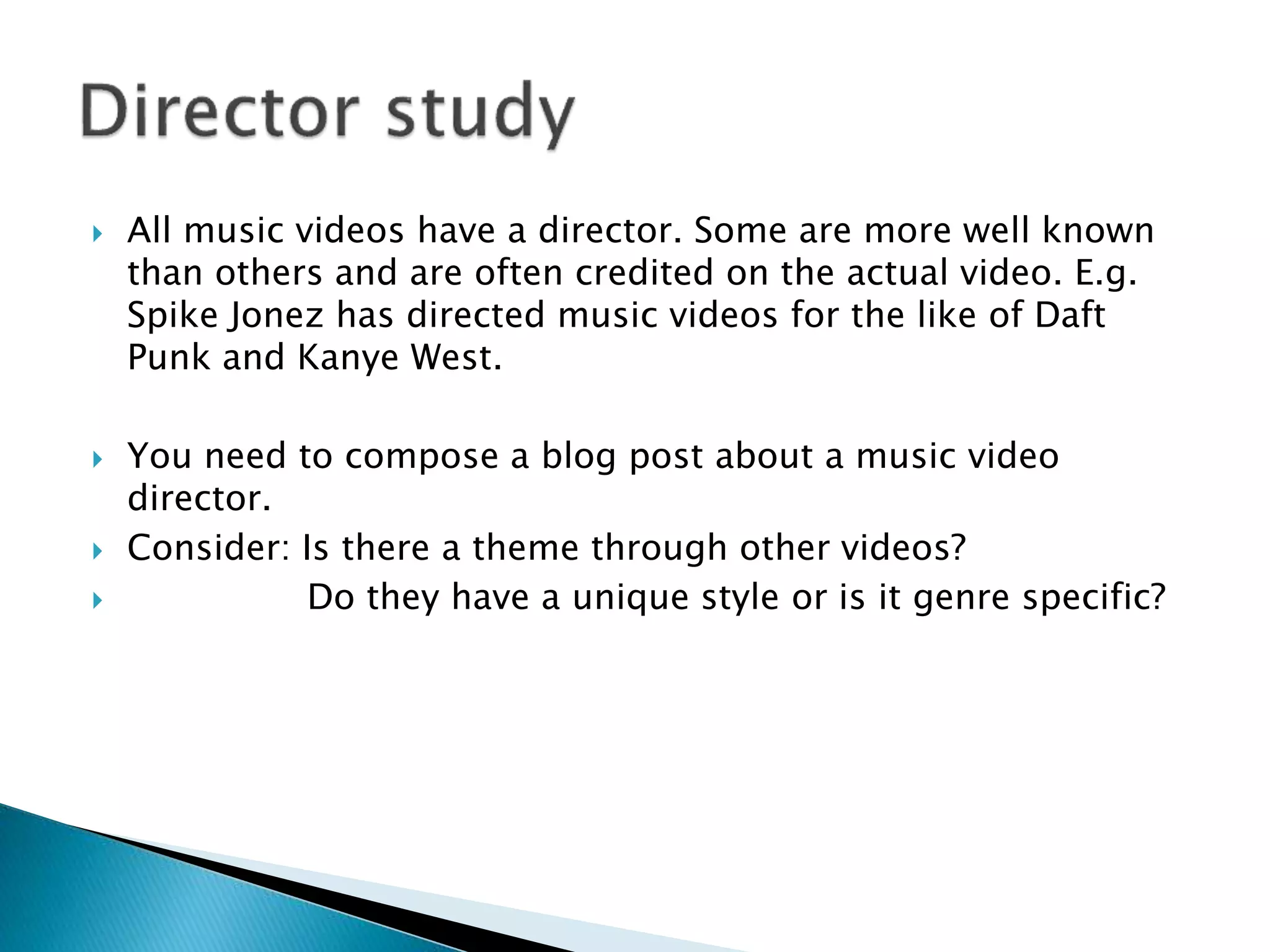 Director study | PPT