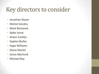 Director study powerpoint | PPTX