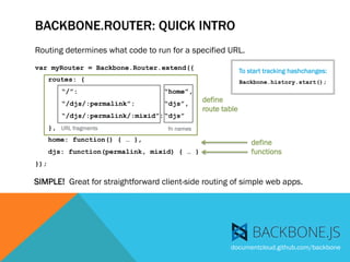 Director x Backbone = :) | PPT