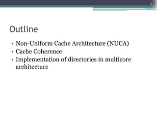 Directory based cache coherence | PPTX