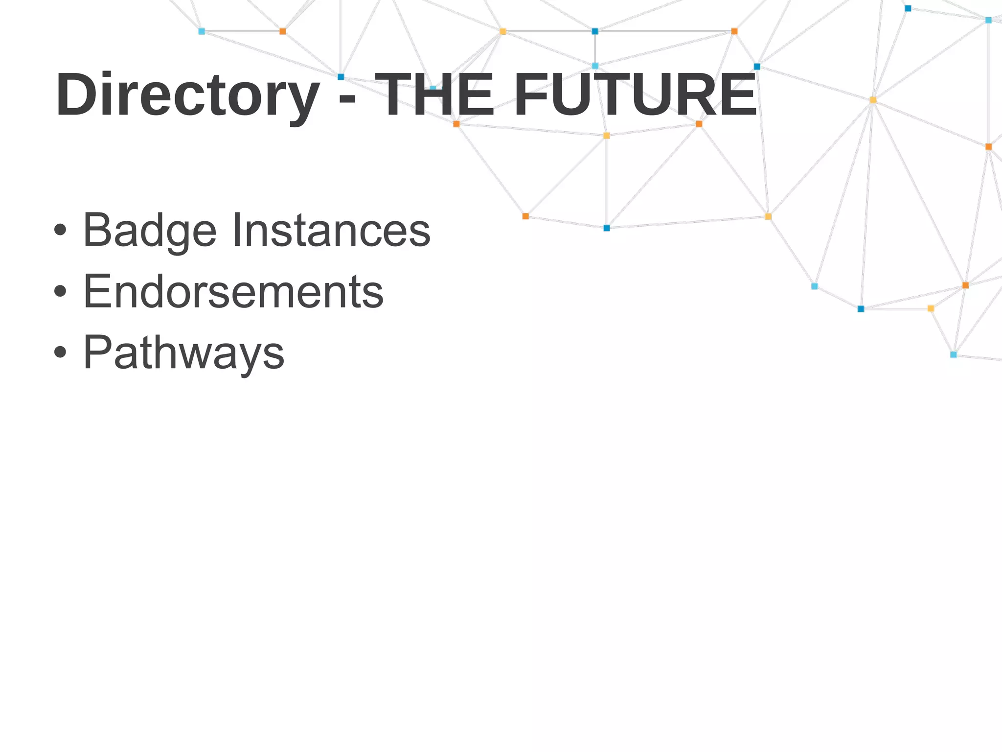 Open Badge Directory [Cycle 1] | PDF