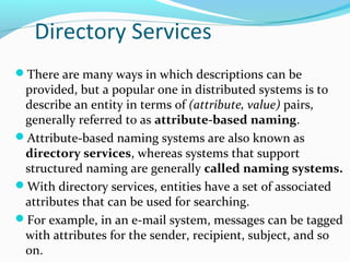 Directory and discovery services | PPT