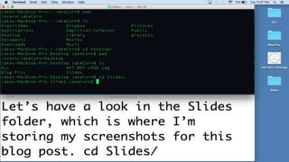 MacBook Terminal Directory Commands | PPTX | Operating Systems | Computer Software and Applications