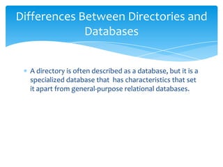 Directory Introduction | PPTX