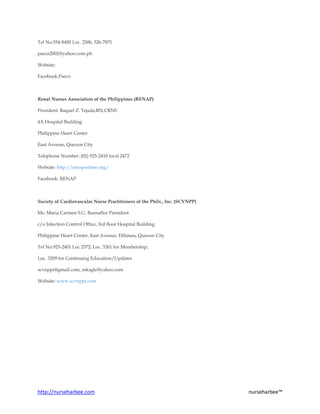 Directory of national nursing organizations | DOCX