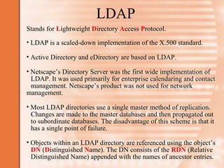 Directory services by SAJID | PPT