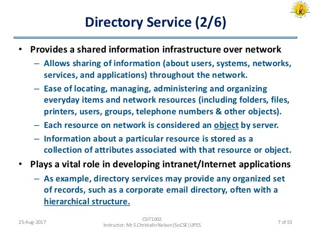 Directory services