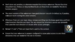 Directory traversal | PPT