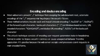 Directory traversal | PPT
