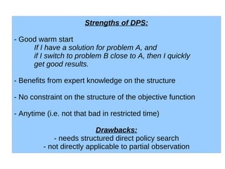 Direct policy search | ODP