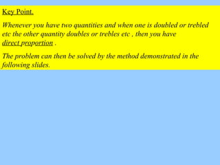 Direct proportion | PPT