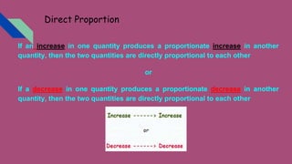 Direct proportion | PPT