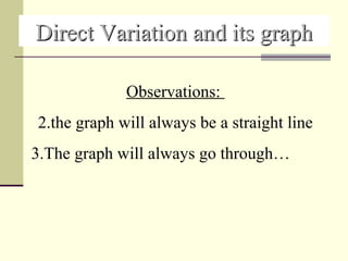 Direct proportionnotes | PPT