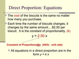 Direct proportionnotes | PPT