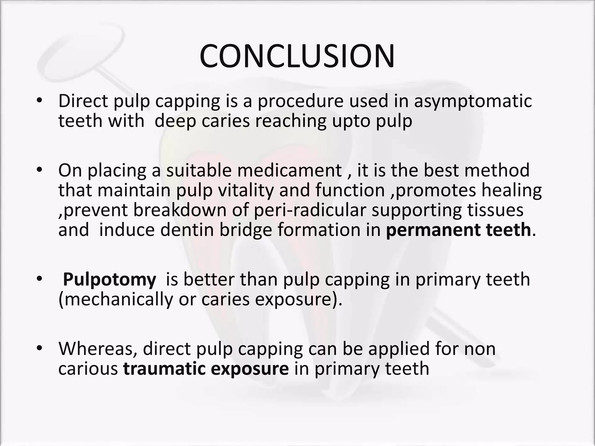 Direct pulp capping | PPTX