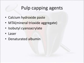 Direct pulp capping | PPTX
