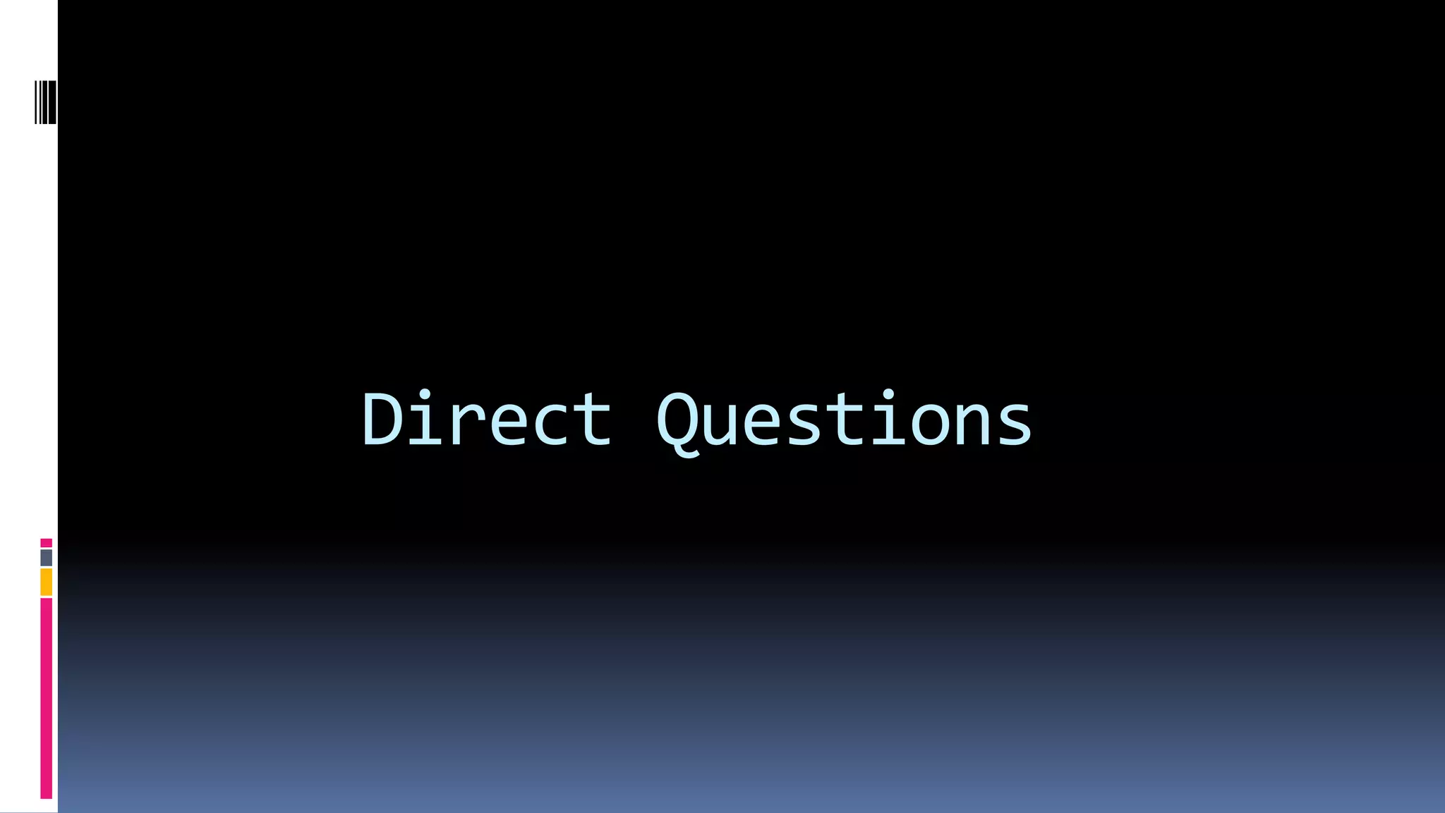 Business Quiz - Direct qns & multiple choice questions | PPTX