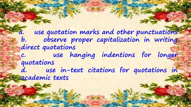 Direct quotation | PPTX