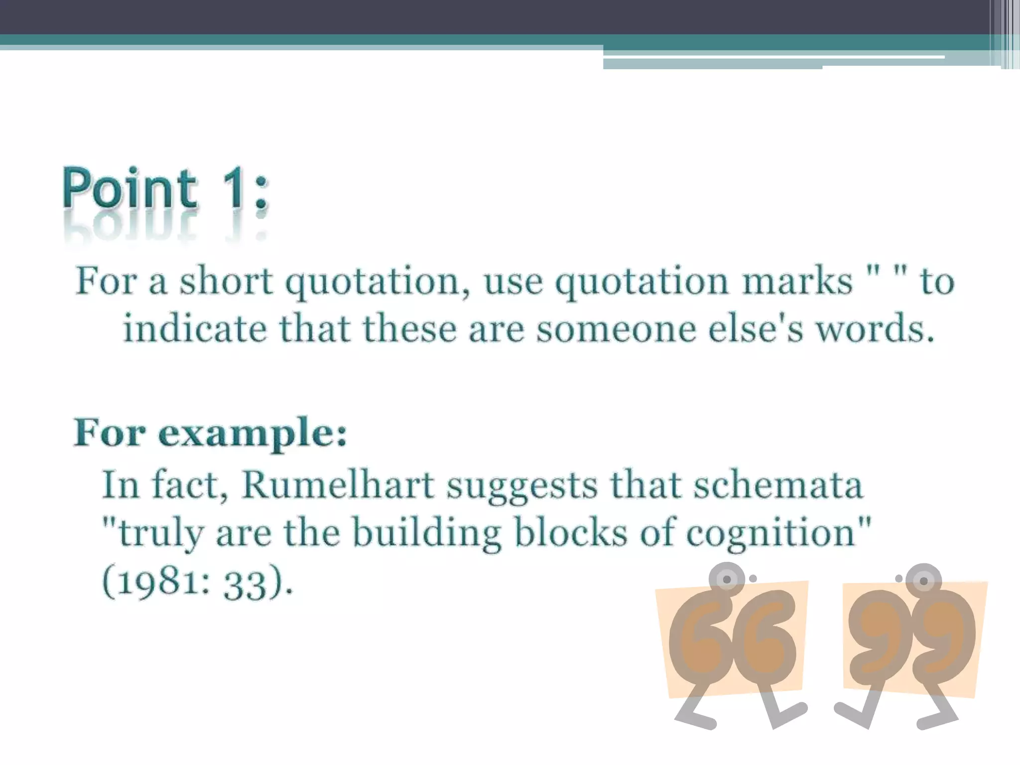 Direct quotation report | PPTX