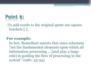 Direct quotation report | PPTX