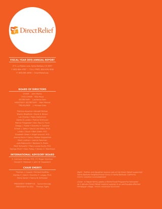 Direct Relief Annual Report - FY2015 | PDF