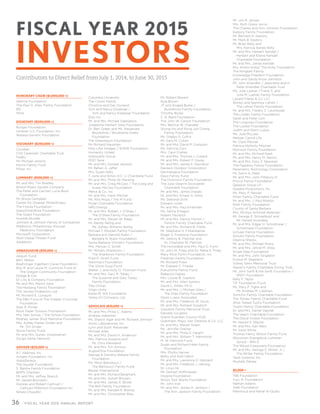 Direct Relief Annual Report - FY2015 | PDF