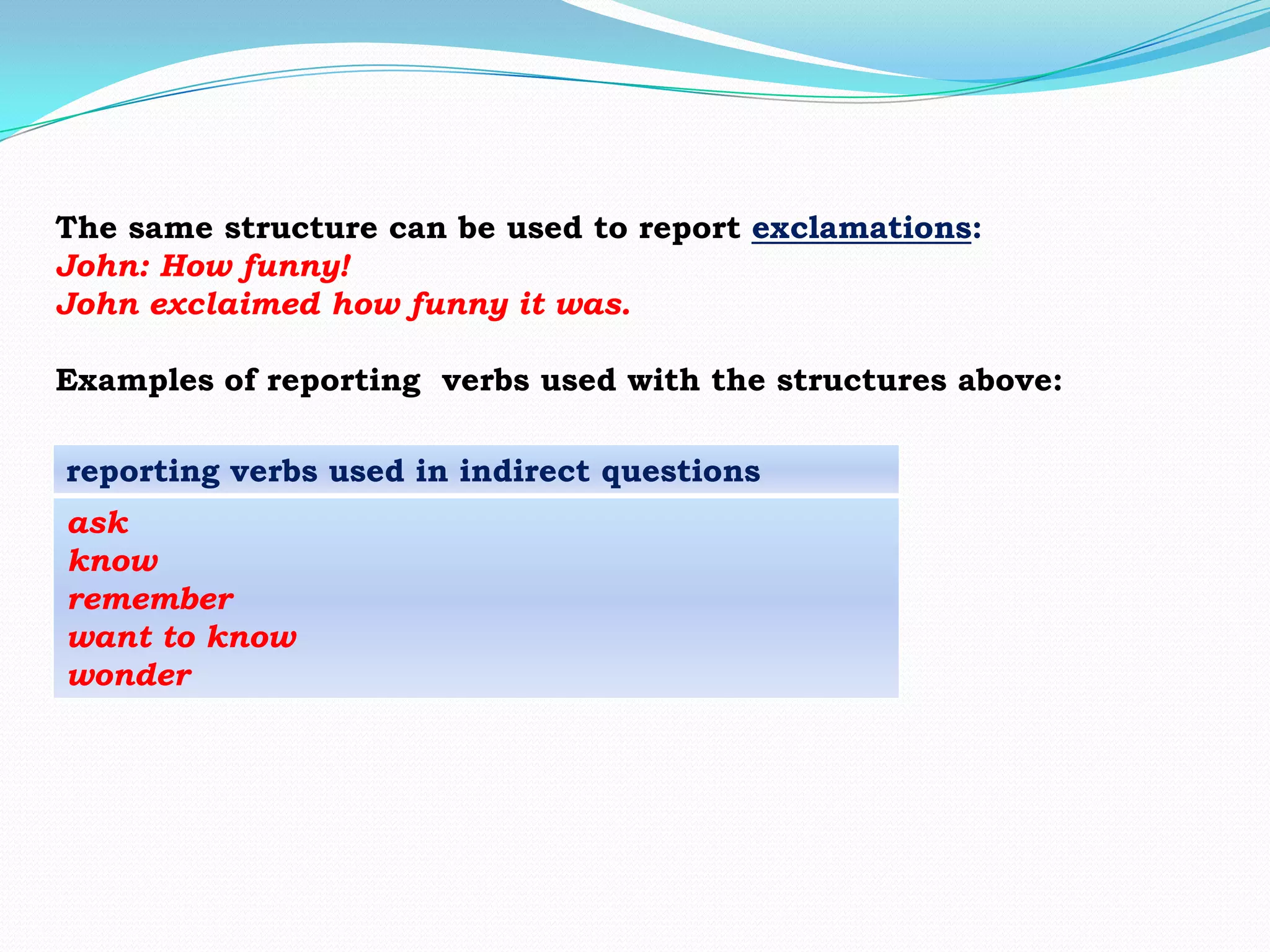 Direct & reported speech | PPSX