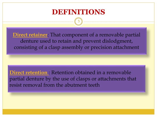 Direct retainers | PPTX