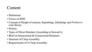 Direct retainers i | PPTX