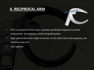 Direct Retainers in removable partial denture prosthodontics | PPTX