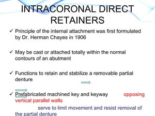 Direct retainers part i | PPT