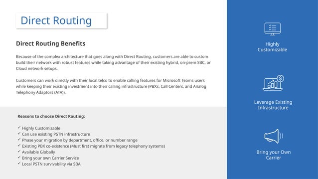 Direct Routing for Teams which we can use | PPTX