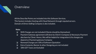 Direct selling software | PPT