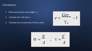 Direct shear test | PPTX