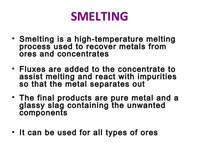 Direct smelting method