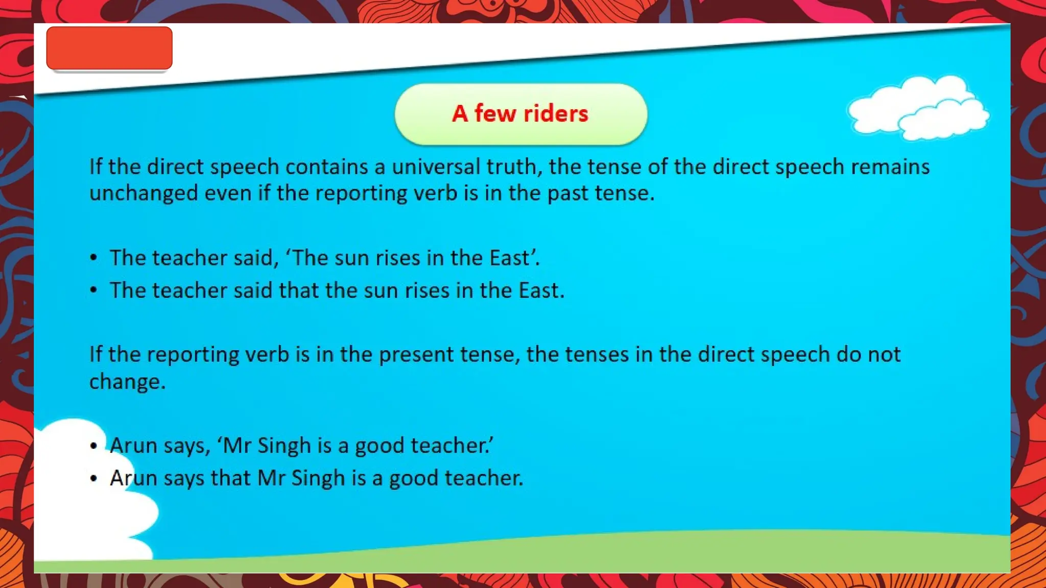 Direct speech and reported speech.yopptx | PPTX