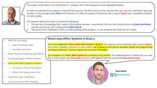 Direct Style Effect Systems - The Print[A] Example - A Comprehension Aid | PPT