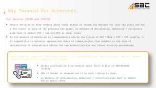 Direct Tax - Section 206AB _ 206CCA - SBC Analysis.pdf | Business ...