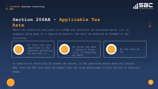 Direct Tax - Section 206AB _ 206CCA - SBC Analysis.pdf