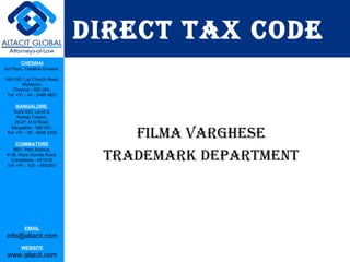 Direct tax code | PPT