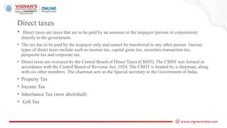 direct taxiationsffadfasasasasasasasaspptx | PPTX