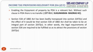 Direct tax implicatios on construction industry | PPTX