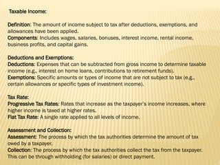 Direct TAx and Corporate tax_tutorial_ppts | PPT
