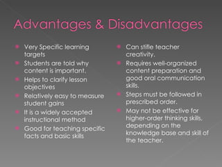 Direct Teaching Method | PPT