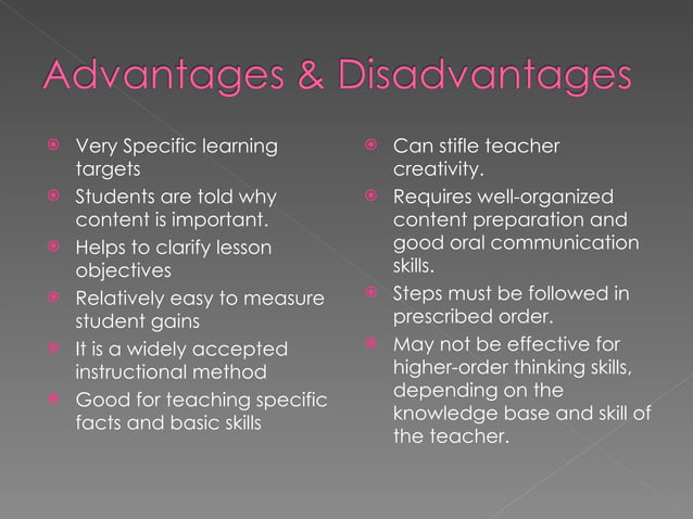 Direct Teaching Method | PPT