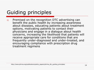 Direct To Consumer Advertising Of Prescription Drugs Pharmaceutical ...